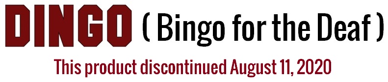 DINGO - Bingo for the Deaf community
