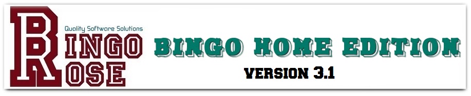 Bingo Home Edition software