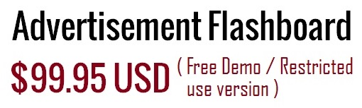 Advertisement Flashboard - Bingo Rose Software