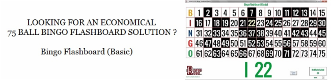 Bingo Flashboard (Basic) - Bingo Rose Software